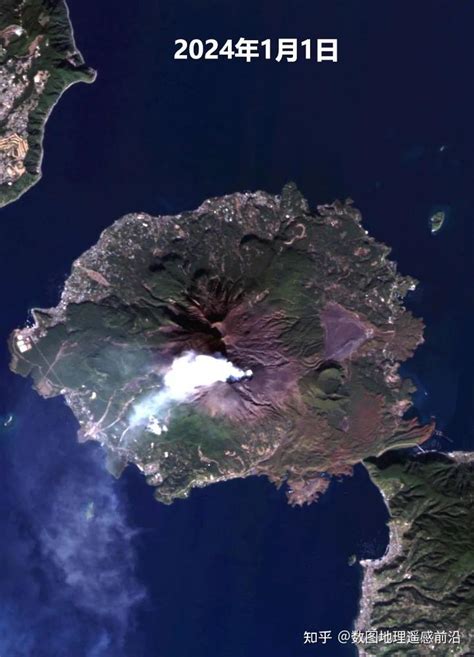 日本樱岛火山喷发遥感卫星影像监测 知乎
