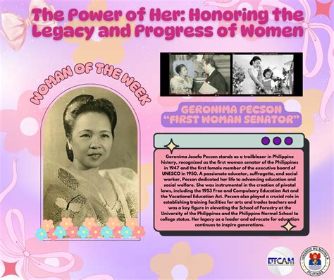 Department The Power Of Her Honoring The Legacy And Progress Of Women Who Says Women Cant