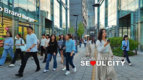 다운타운 서울 거리 퇴근길 저녁 도심풍경 을지로 거리 도심 저녁산책 Seoul South Korea Travel 4k