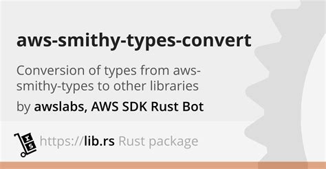 Aws Smithy Types Convert — Rust Library Lib Rs