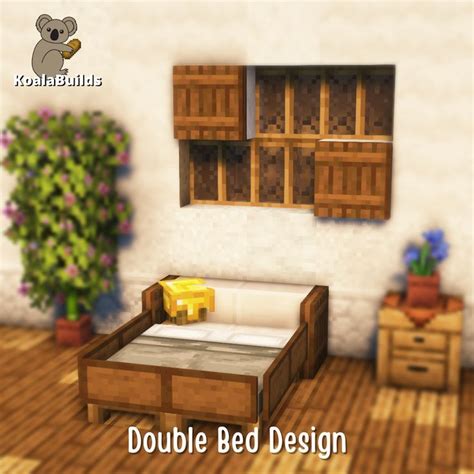 Minecraft Double Bed Design Minecraft House Designs Double Bed