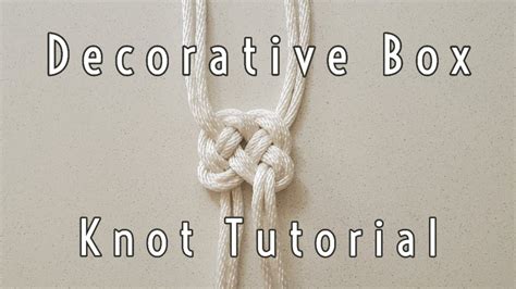 Shibari Box Knot Tutorial Youtube