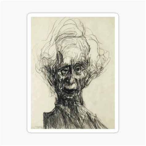 Felik Of Bertrand Russell 1957 Sticker For Sale By Trommler San