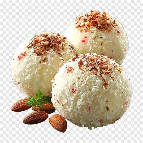 Premium Psd Round Candy Raffaello With Coconut Flakes And Nut
