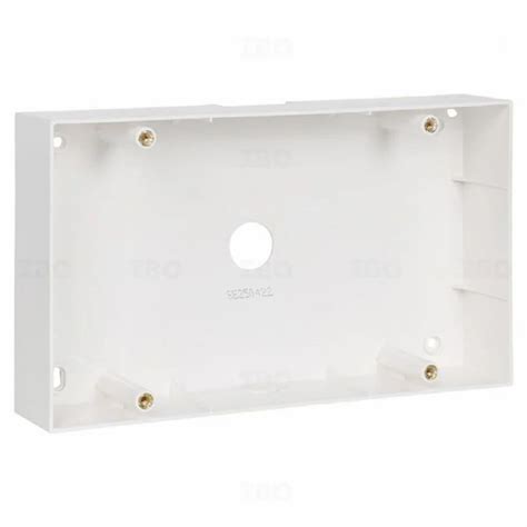 34569 18 Module Surface Plastic Boxes At ₹ 264piece Mounting Boxes