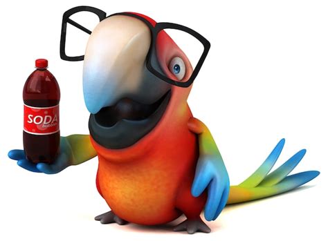 Premium Photo Fun Parrot Animation