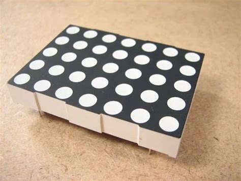 Dot Matrix Display 1 Inch 5x7 Dot Matrix Display Square Importer From Mumbai