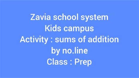 Math Activity Kindergarten Activities Math Activities School Activities