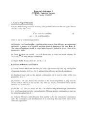 HW3 2019.pdf - Homework Assignment 3 ENM 502 - Numerical Methods Due ...