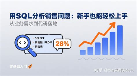 数据分析实操之用sql分析销售问题：从业务需求到代码落地，新手一看就会 知乎