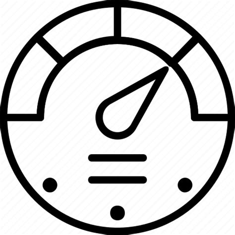 Gauge Speed Control Performance Equipment Progress Barometer Icon