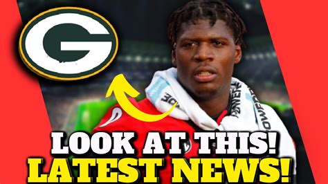 💣latest News Where Did It Go What Newsgreen Bay Packers Youtube