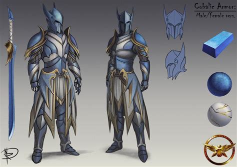 Artstation Beyond Skyrim Cobalic Armor Set Nicolò Rivello Elder