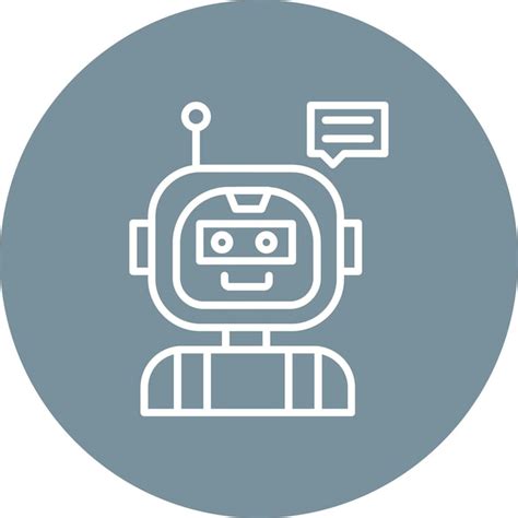 Premium Vector Chat Bot Vector Illustration Style