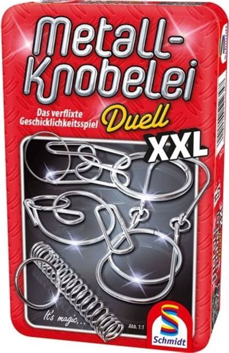 Schmidt Spiele Metal Puzzle XXL, in a metal box - Playpolis UK