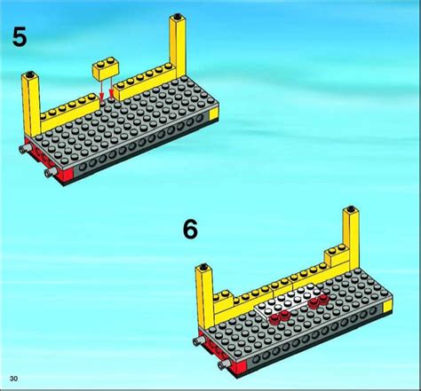 Lego Instructions For Set Train Station City Trains