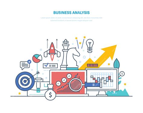 Premium Vector Business Analysis Plan Creation Strategy Planning