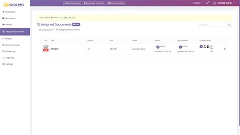 Swot Dms Document Management System Codester