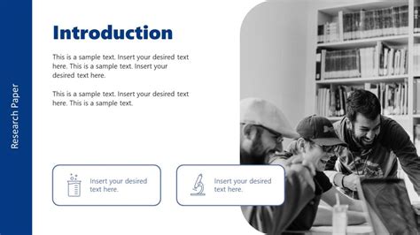 Introduction Powerpoint Slide Research Paper Template Slidemodel