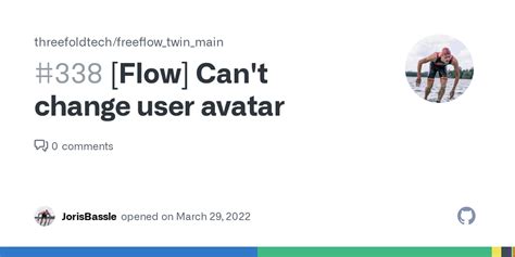Flow Can T Change User Avatar Issue 338 Threefoldtech Freeflow