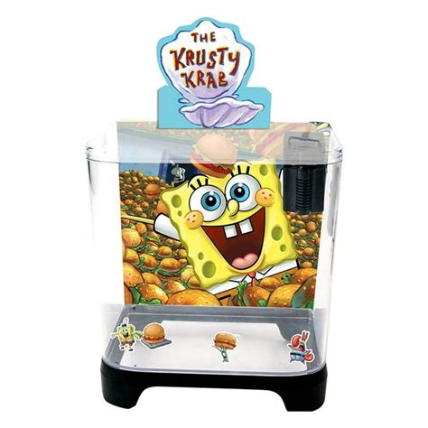 Penn Plax Spongebob Squarepants Plastic Starter Kit With 15 Gallon