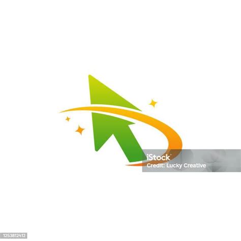 線上游標徽標設計向量游標與 Swoosh 徽標設計範本向量圖形及更多三角形圖片 三角形 互聯網 剪貼畫 Istock