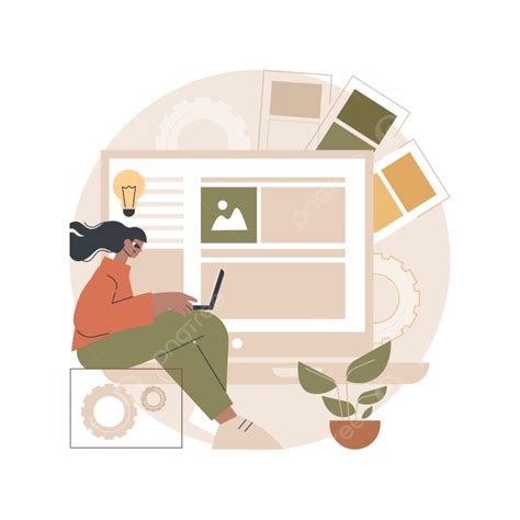 Design Concept Illustration Vector Hd Png Images Interface Design Abstract Concept Vector