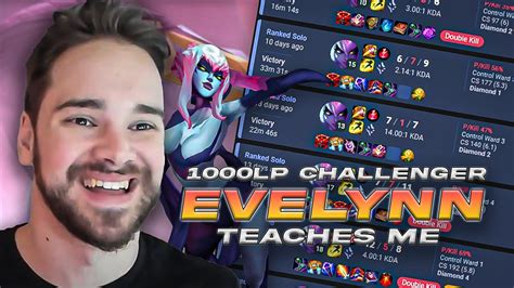 This Rank 1 Evelynn Teaches Me The Perfect Early Evelynn Start Ft Kevy Youtube