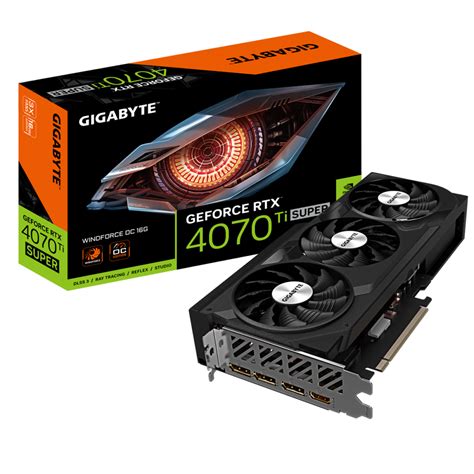 Placa De Video Gigabyte Nvidia Geforce Rtx 4070 Ti Super Windforce Oc