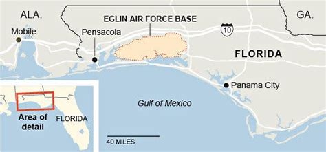 Eglin Air Force Base Map