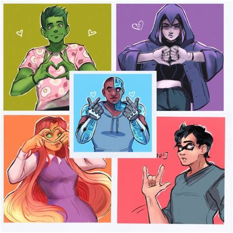 A Girl Who Loves Titans Super Héroe Teen Titanes Personajes De Dc