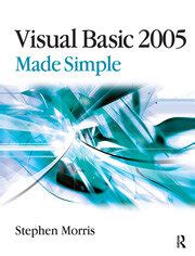 Visual Basic Made Simple St Edition Stephen Morris Routled