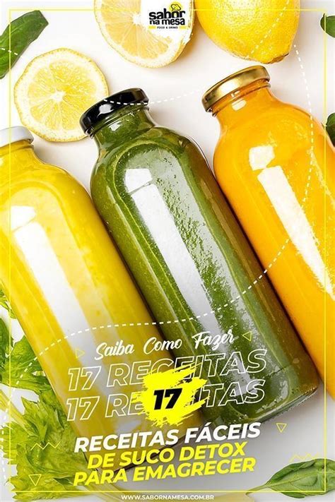 16 Receitas de Suco Detox para Emagrecer Rápido Simples E Fácil Saiba