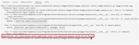 importerror dll load failed while importing cext causes and fix