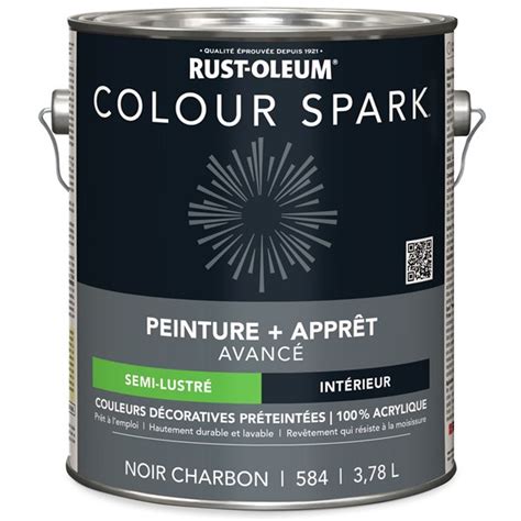 Rust Oleum Colour Spark Peinture Murale Dintérieur Colour Spark Noir