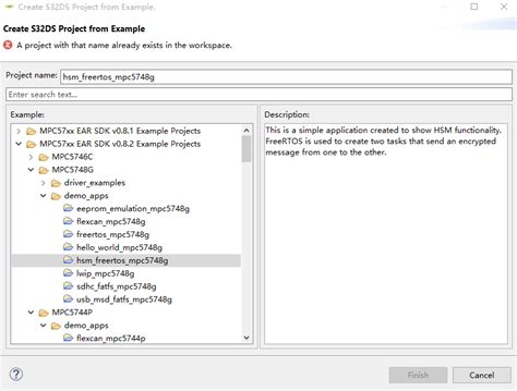I Can Not Run The Mpc748g Hsmfreertos Example Nxp Community
