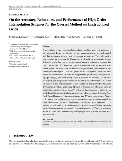 pdf on the accuracy robustness and performance of high order