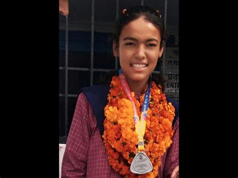 Harshita Bisht Wins Silver Medal In Shot Put At State Sports