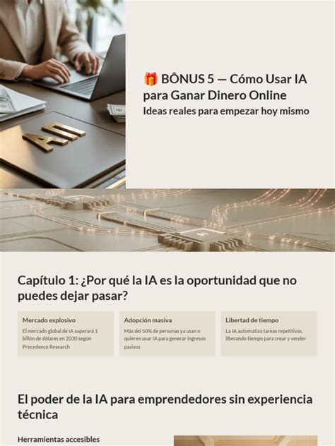 BÔnus 5 Cómo Usar Ia Para Ganar Dinero Online MÉtodos Simples