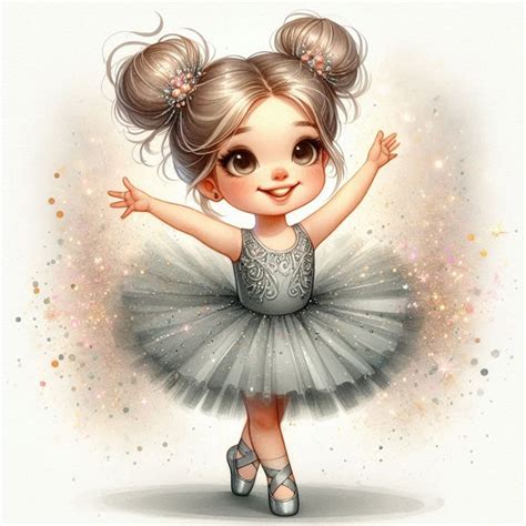 Little Ballerina Рисунки Балерины День рождения