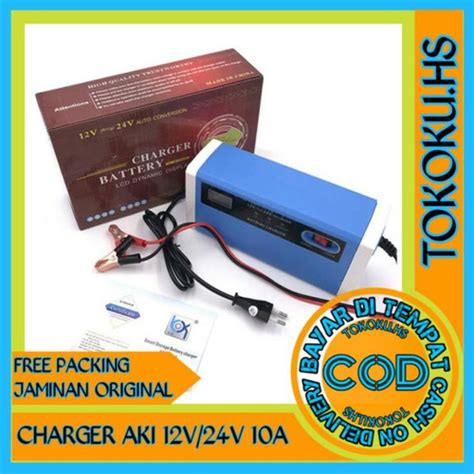Jual Itc Charger Aki 10a 12 24v Sterek Aki Cas Aki Ces Aki Accu