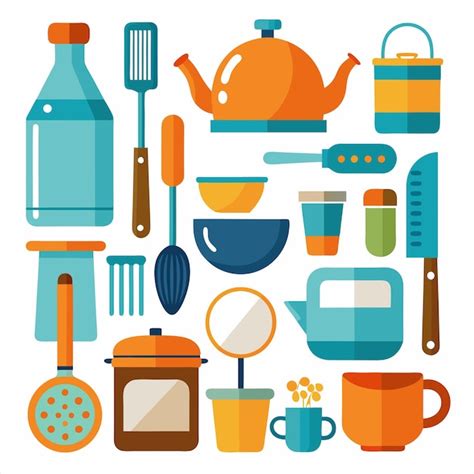 A Collection Of Kitchen Utensils Including A Teapot A Teapot A Teapot