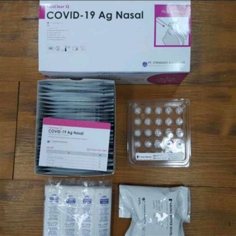 Jual Swab Test Antigen Fastclear Biosensor Original Isi 25pcs Shopee