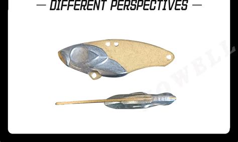Unpainted Fishing Sinking Copper Vibration Baits Blade 5g 7g 11g 14g