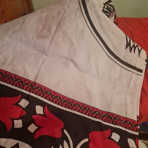 Maroon Njeti Cloth Ancestral Cloth Amabhayi Masela A Badimo