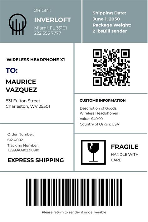 Page 2 Free Label Templates And Examples Edit Online And Download