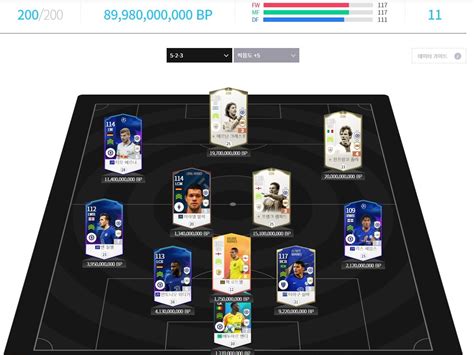 Fc 온라인 인벤 첼시 900억 평가부탁드립니다 Fc 온라인 인벤 팀전술 평가 상담 게시판