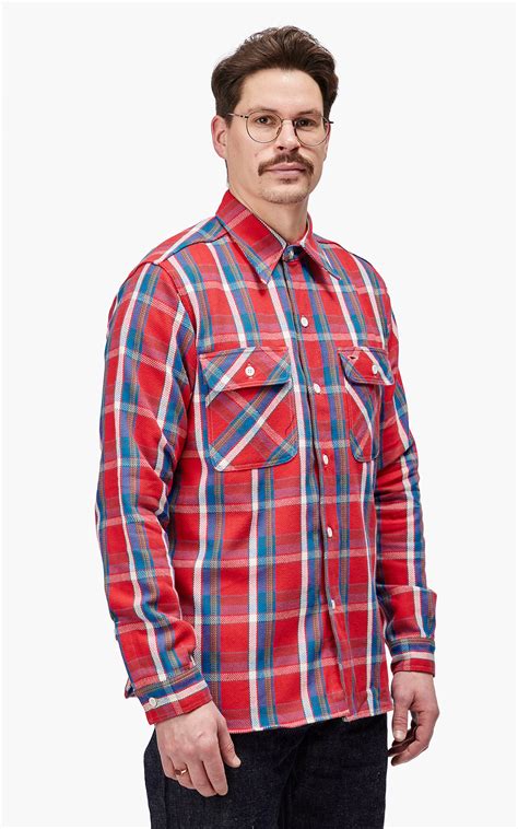 Warehouse Co 3104 Flannel Shirt Red Cultizm