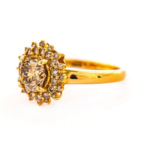 186 Tcw Vs2 Diamond Ring No Reserve 18 Kt Yellow Gold Ring 150