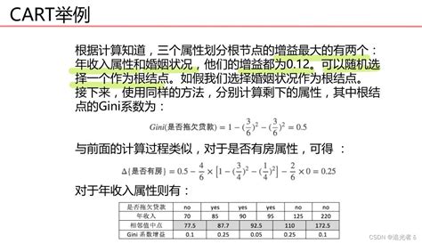 机器学习 决策树CART算法Gini系数 Gini系数增益 剪枝 优缺点